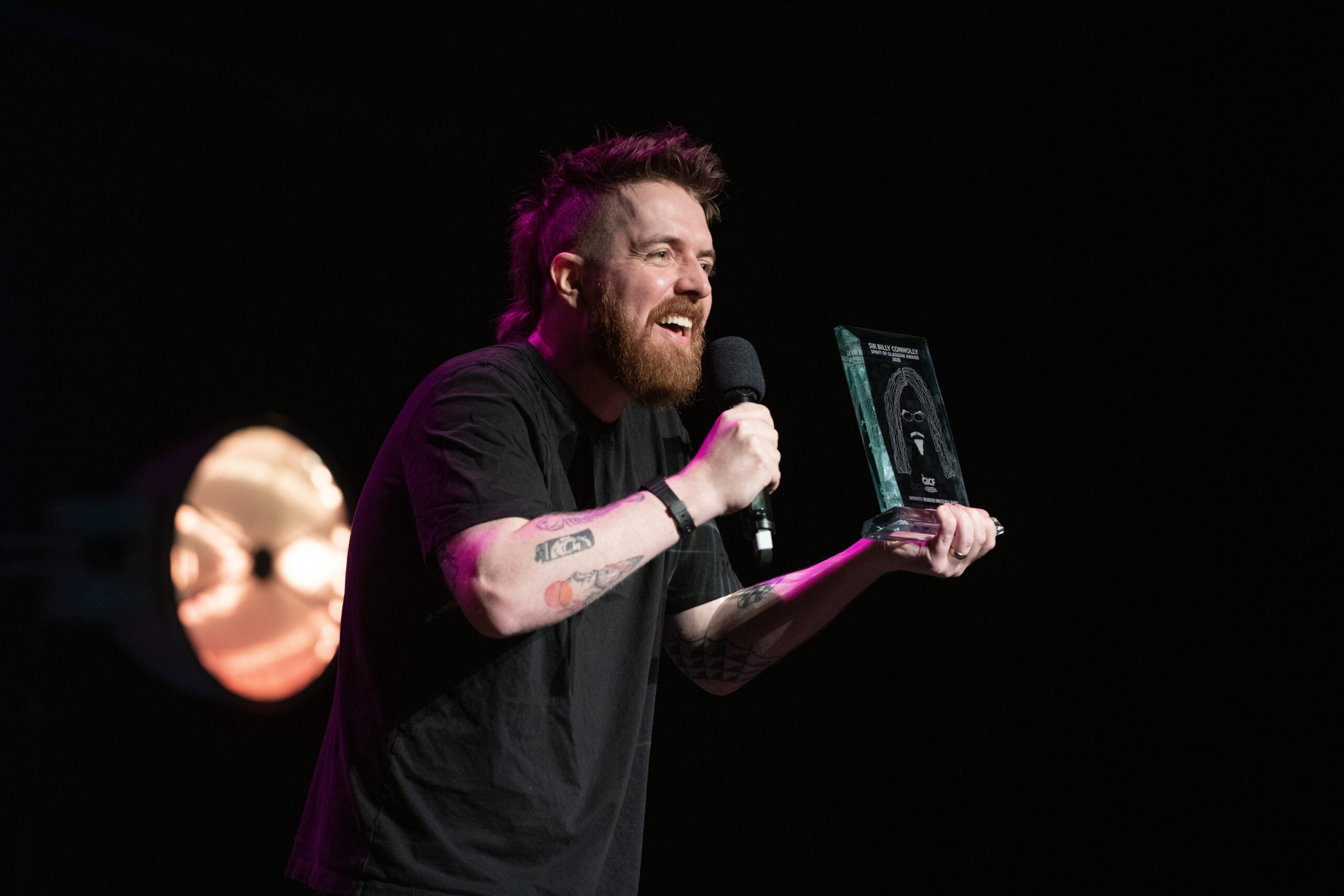 ROSCO MCCLELLAND WINS SIR BILLY CONNOLLY SPIRIT OF GLASGOW AWARD ...